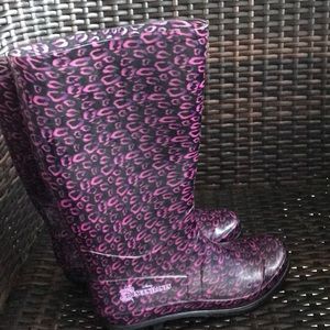 Shoes | Nwob Disney Descendants Girls Knee High Rain Boots | Poshmark